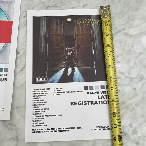 kanye west ye | Wall Decor | Kanye West Graduation 6 Pack Of 2h In X 8w ...